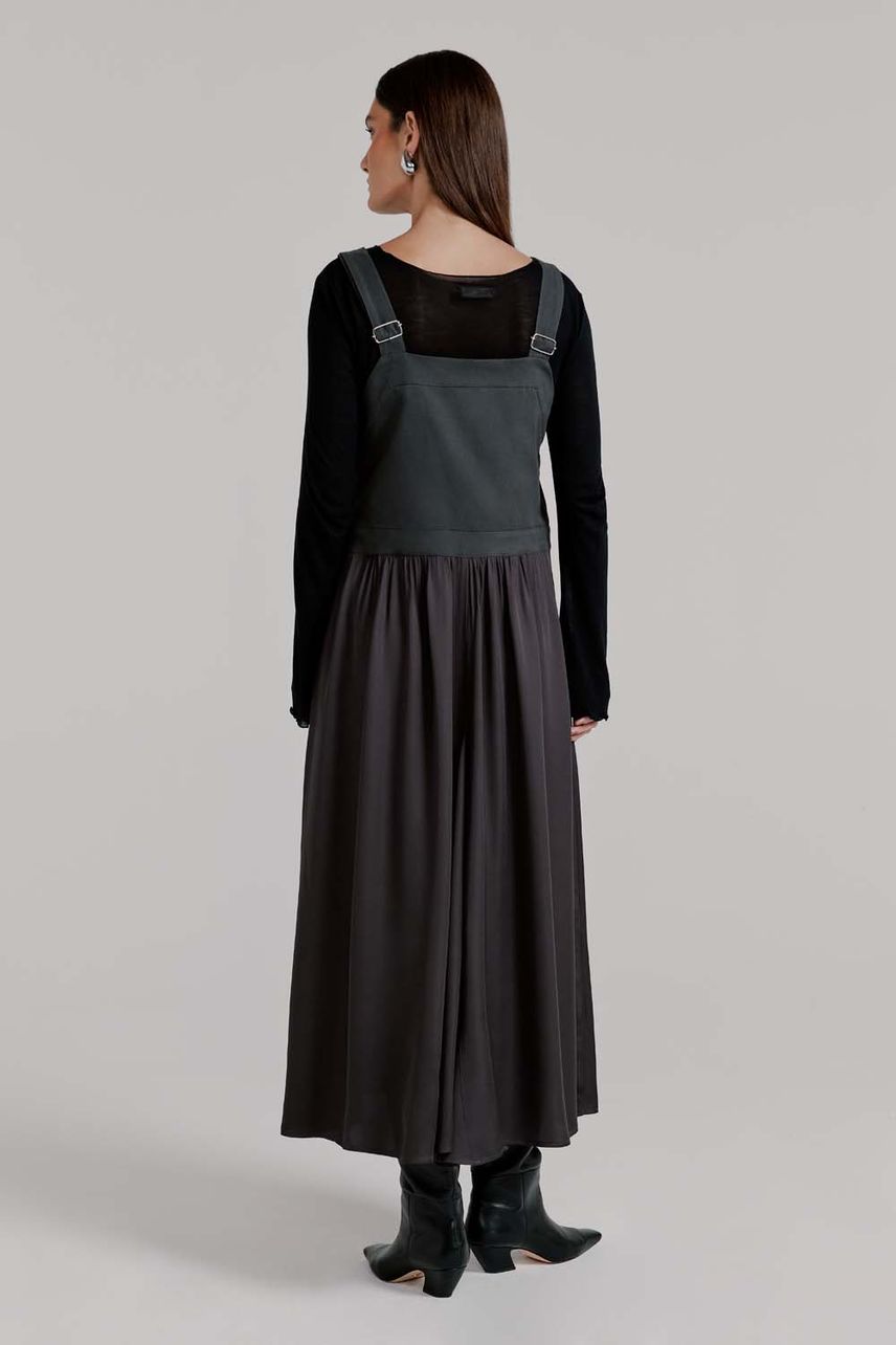 Vestido Alessia - Cinza Artico