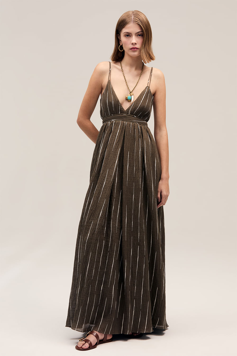 Vestido Adele - Verde Leaf