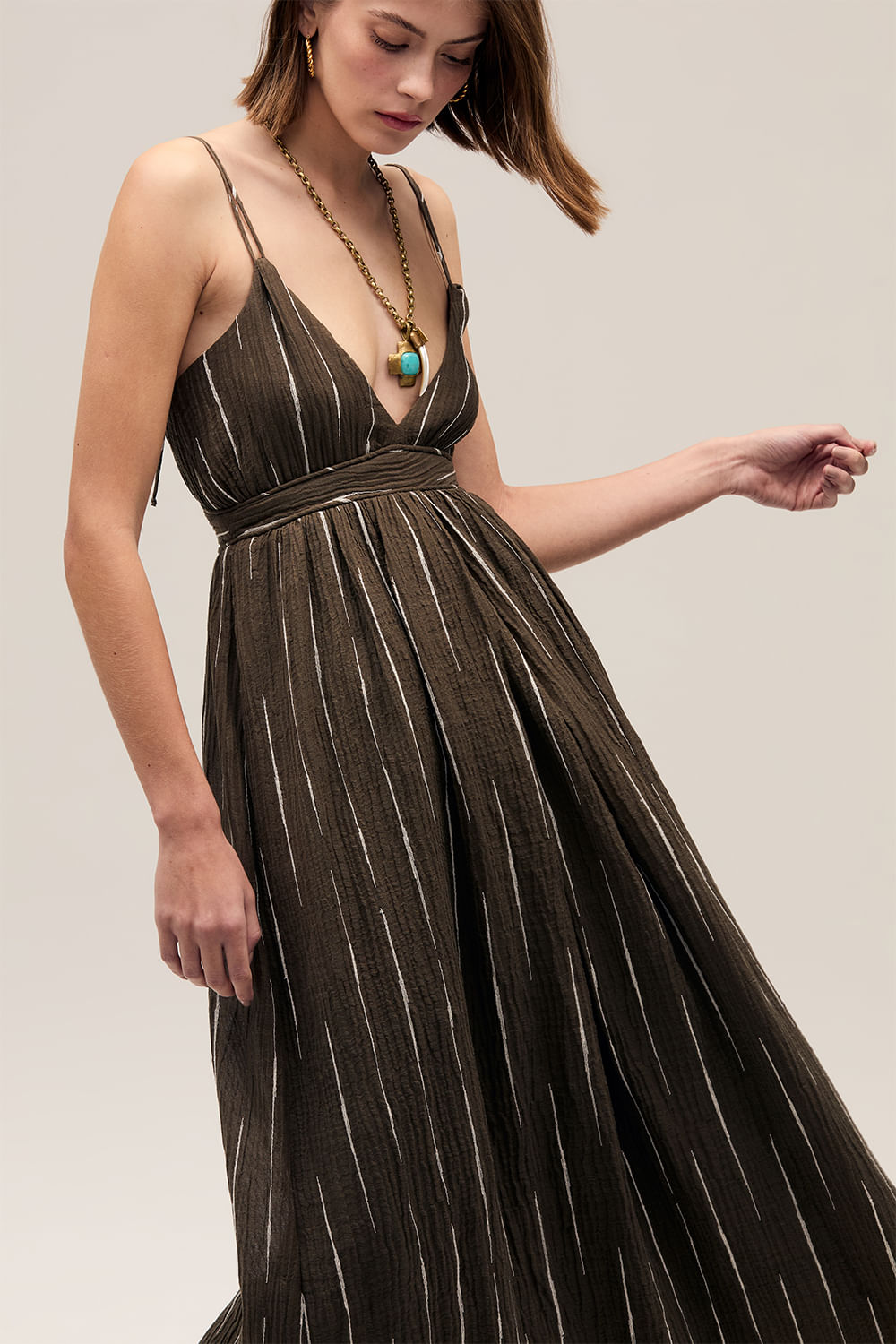 Vestido Adele - Verde Leaf