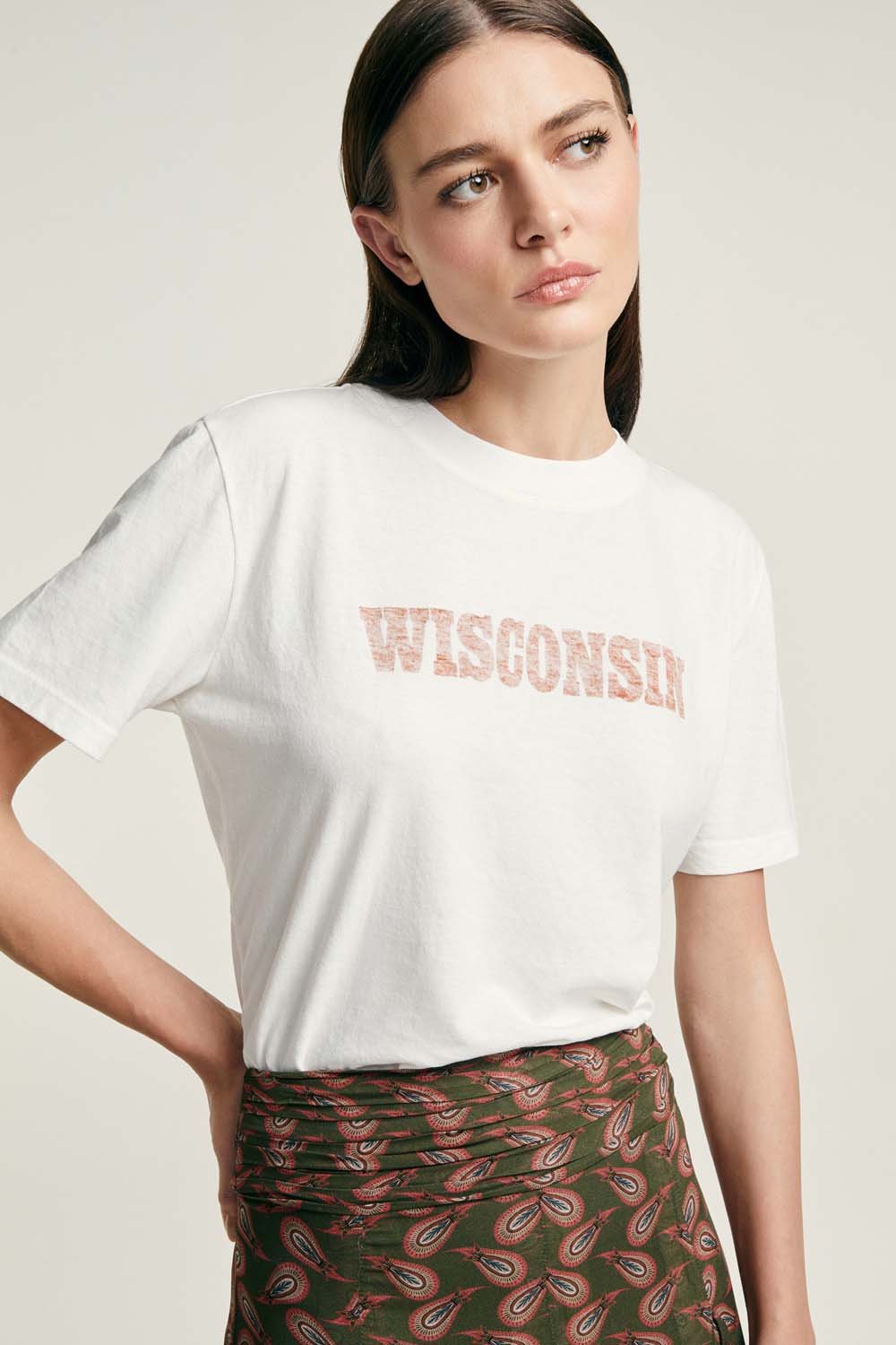 T-Shirt Wisconsin - Off White