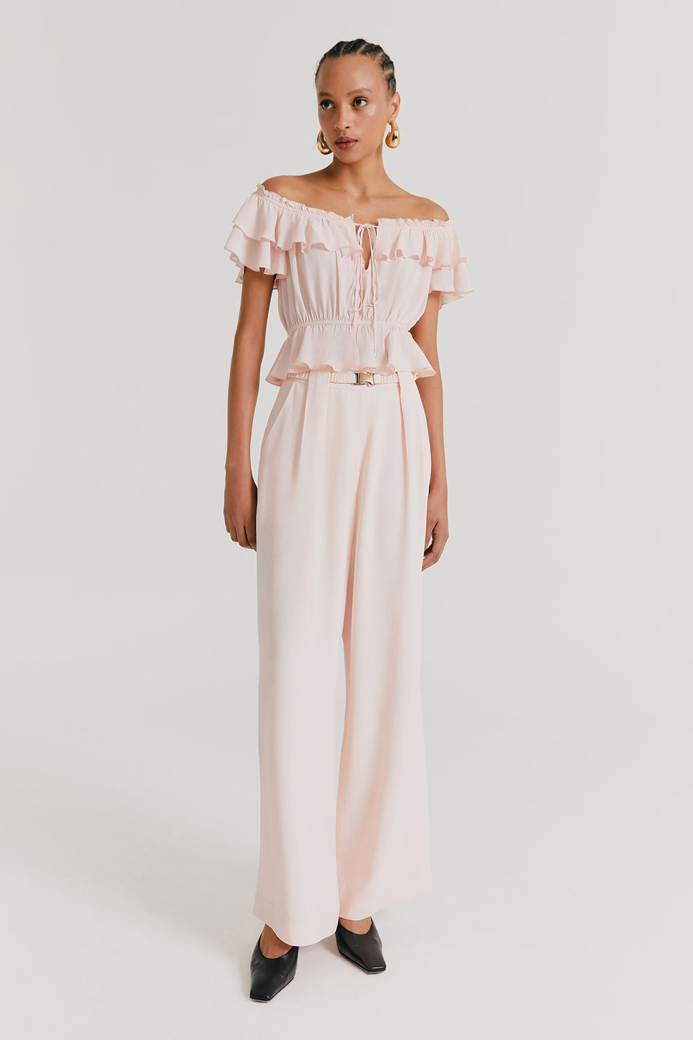 Calça Emilia - Rosa Cream