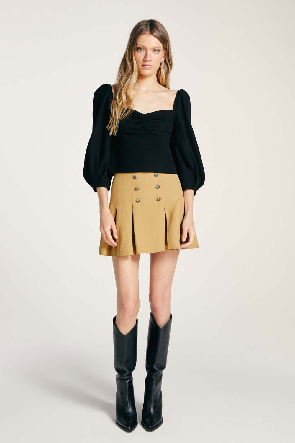 Saia Matilda - Bege Khaki