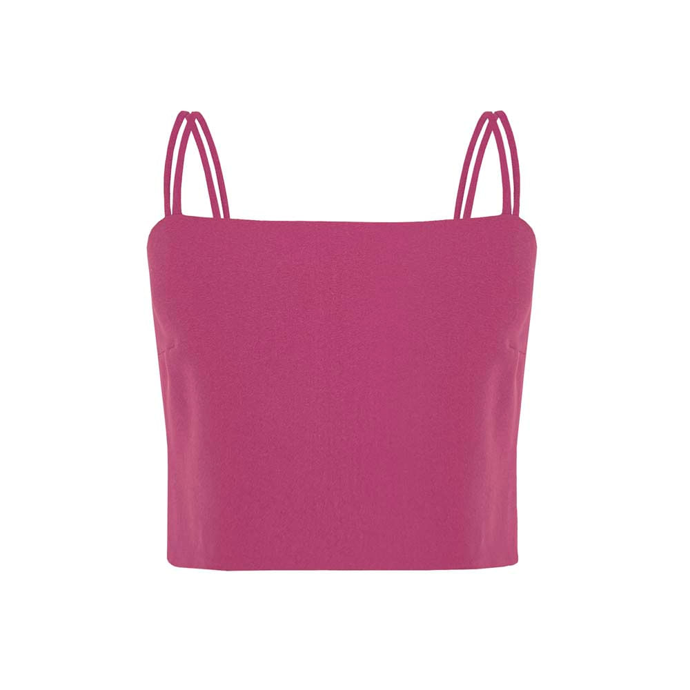 Cropped Bibi - Rosa Primavera